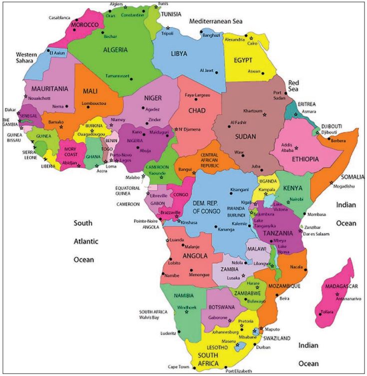 Africa The Second Largest Continent On Earth Myanmar Digital News